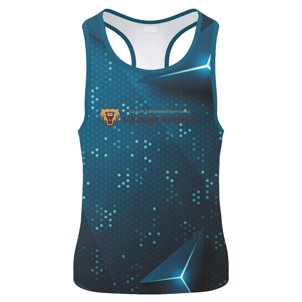 Custom Sublimation Singlet Running Vest Athletic Vest - Buy Custom ...