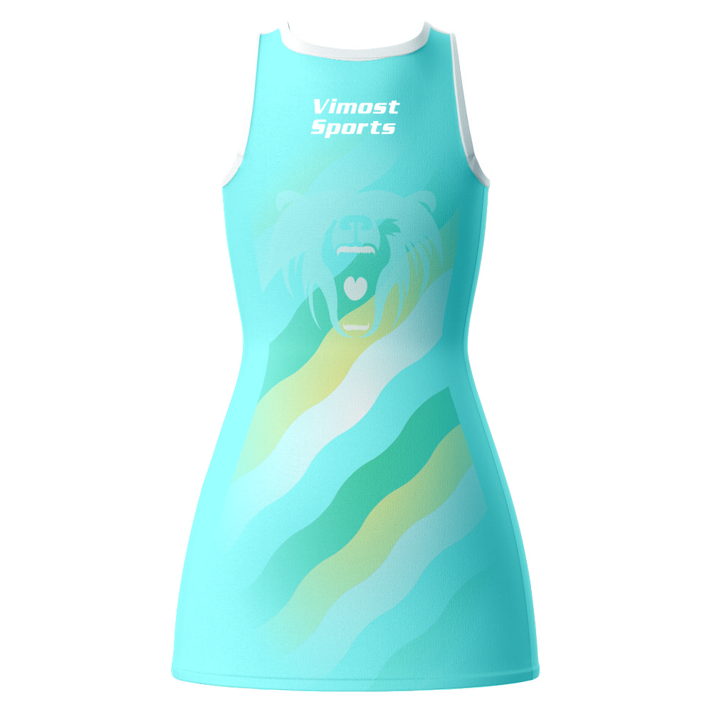 Latest Design Pattern Women Plus Size Netball Dress Full Sublimation ...